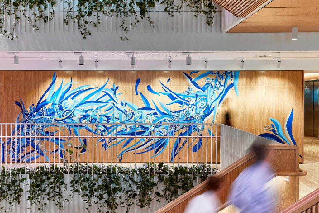 Hand-painted murals at AMP’s Melbourne Quarter! - THERE