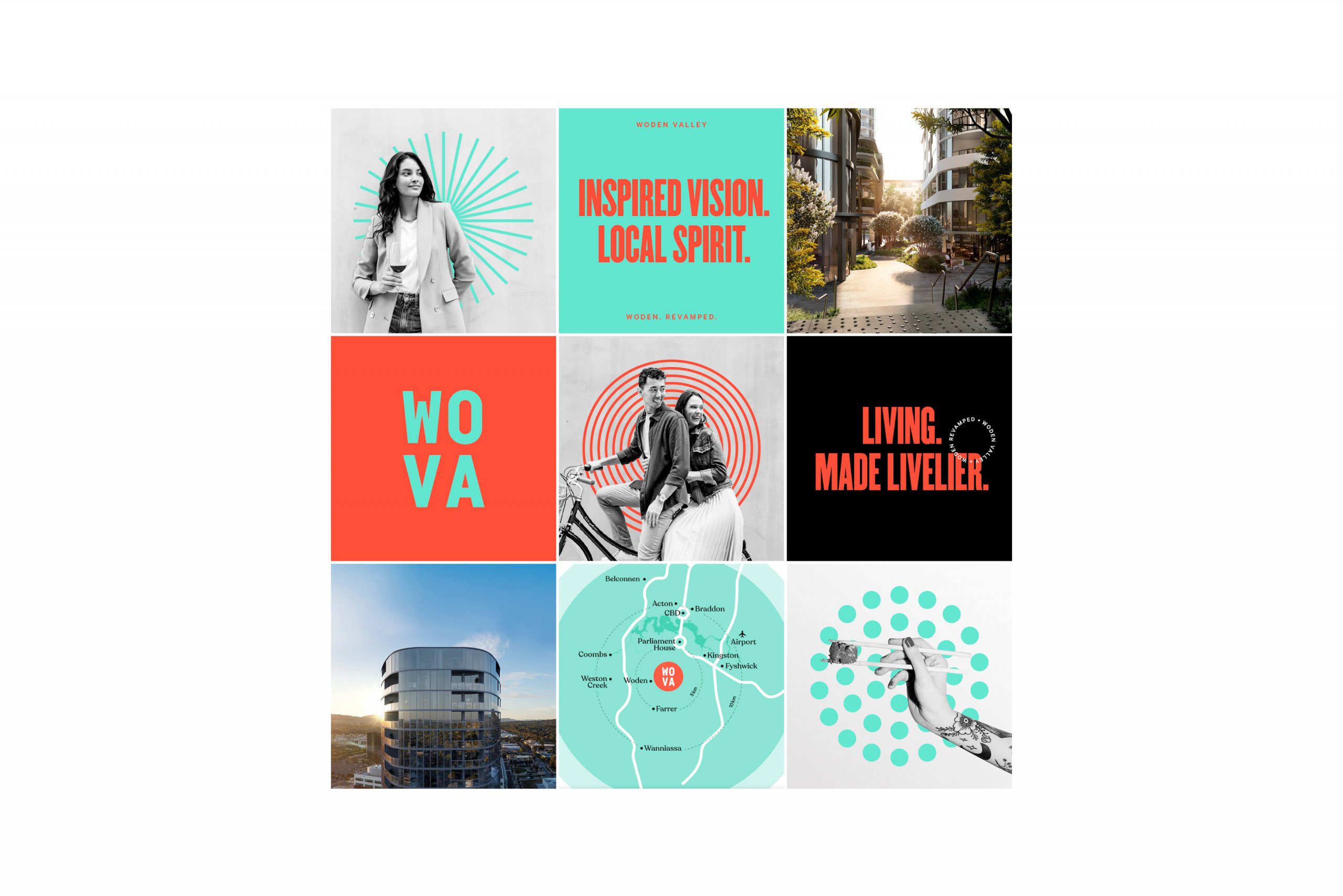 WOVA, Geocon - Precinct Brand Identity and Campaign